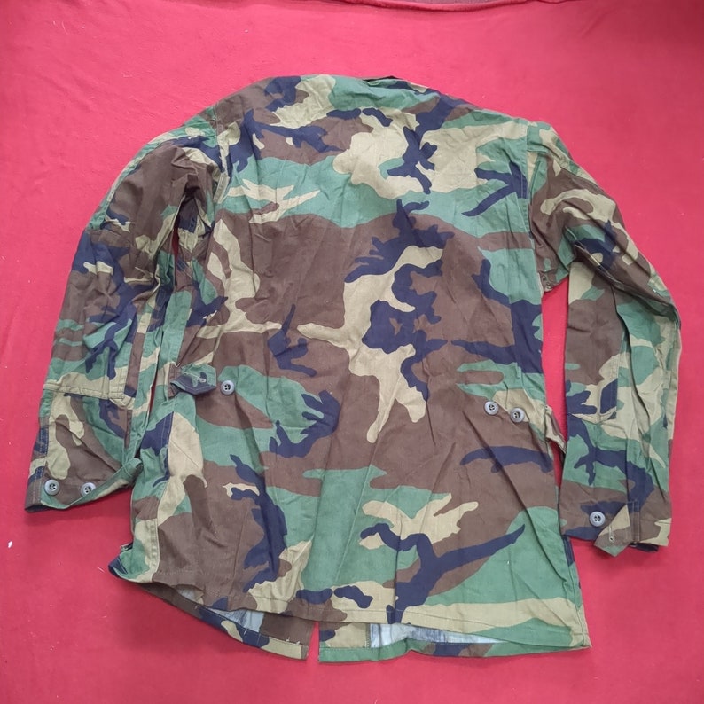 Us Army Medium X-long Uniform Top Cold Weather Bdu Woodland Pattern ...