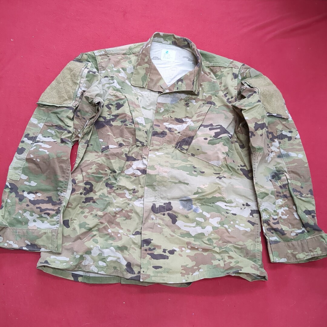 Us Army Medium Long Uniform Top Ocp Pattern Good Condition 18o3 - Etsy