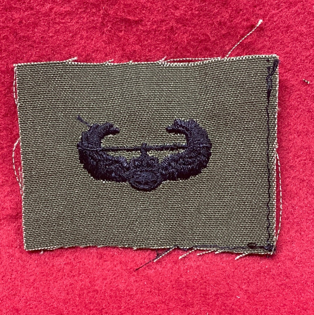 VINTAGE US Army AIR Assault Patch Sew on Subdued Od Black 04cc41 - Etsy