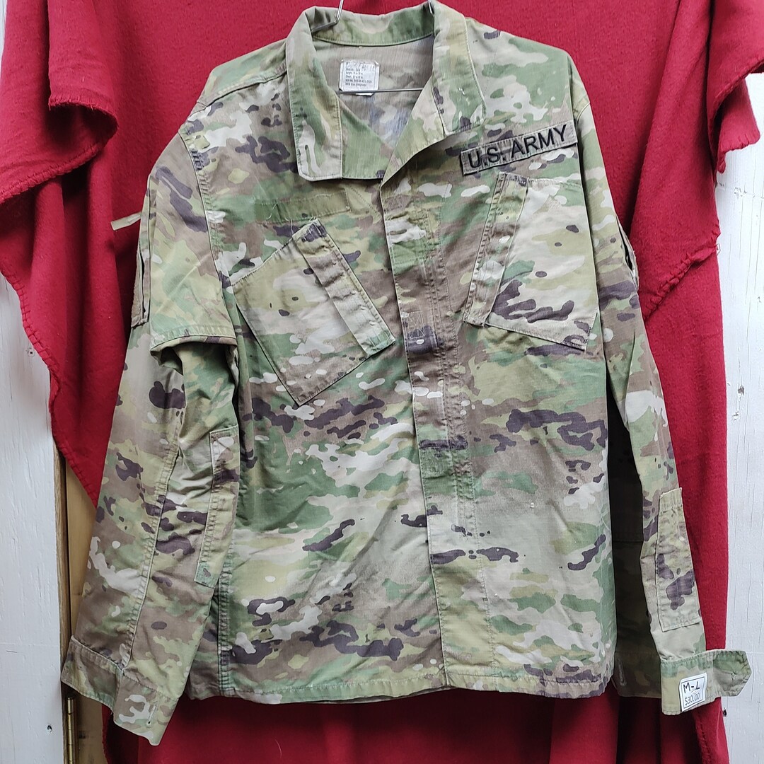 US Army MEDIUM LONG Uniform Top Ocp Pattern 18o9 - Etsy