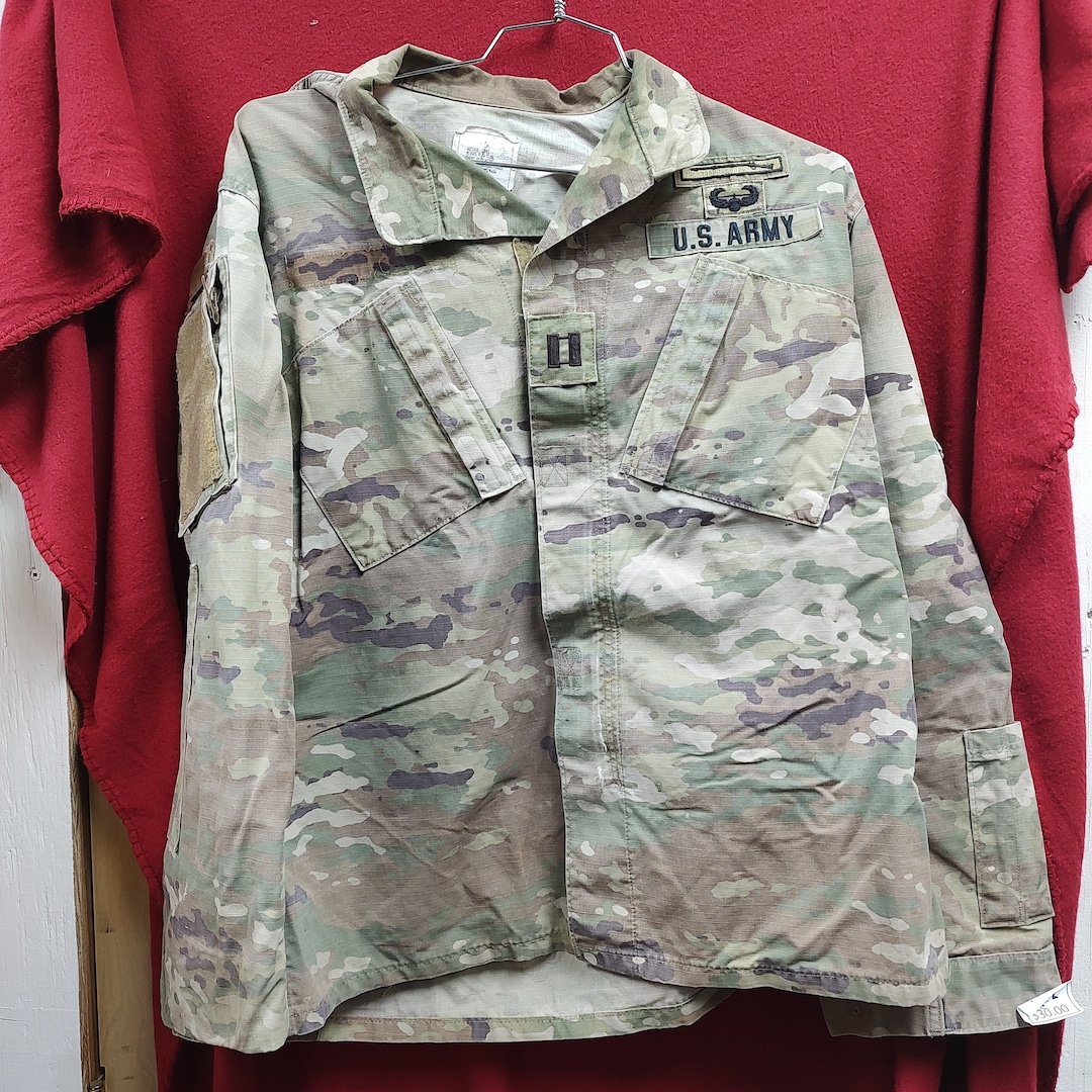 Us Army Medium Long Uniform Top Ocp Pattern 18o12 Etsy