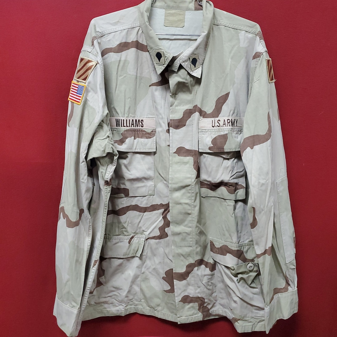 US Army Medium Long DCU Desert Camo Top Jacket Uniform 05s6 - Etsy