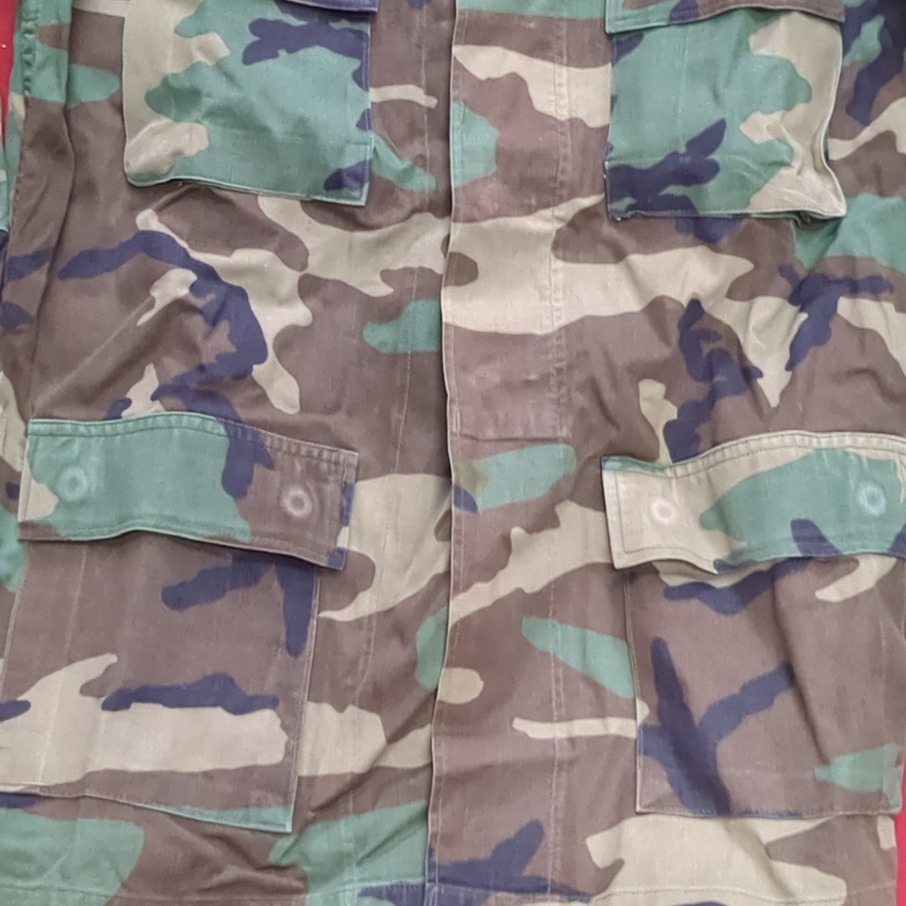 Us Army Us Army Medium Long Uniform Top Bdu Woodland Pattern 10cr11 - Etsy