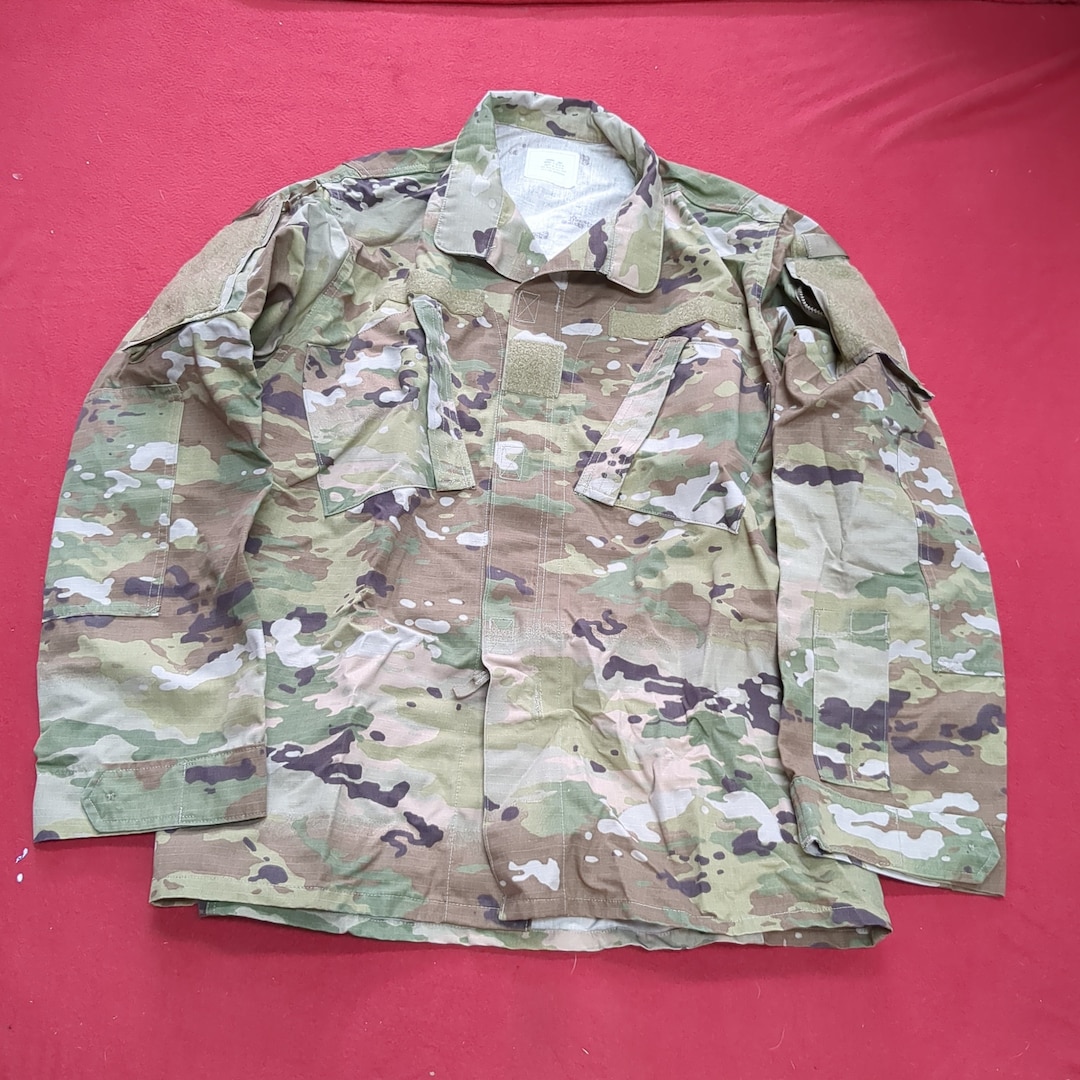 Us Army Medium Long Uniform Top Ocp Pattern Good Condition 18o5 - Etsy