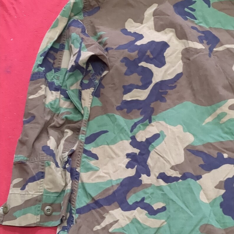 Us Army Us Army Small Regular Uniform Top Bdu Woodland Pattern 03cc14 ...
