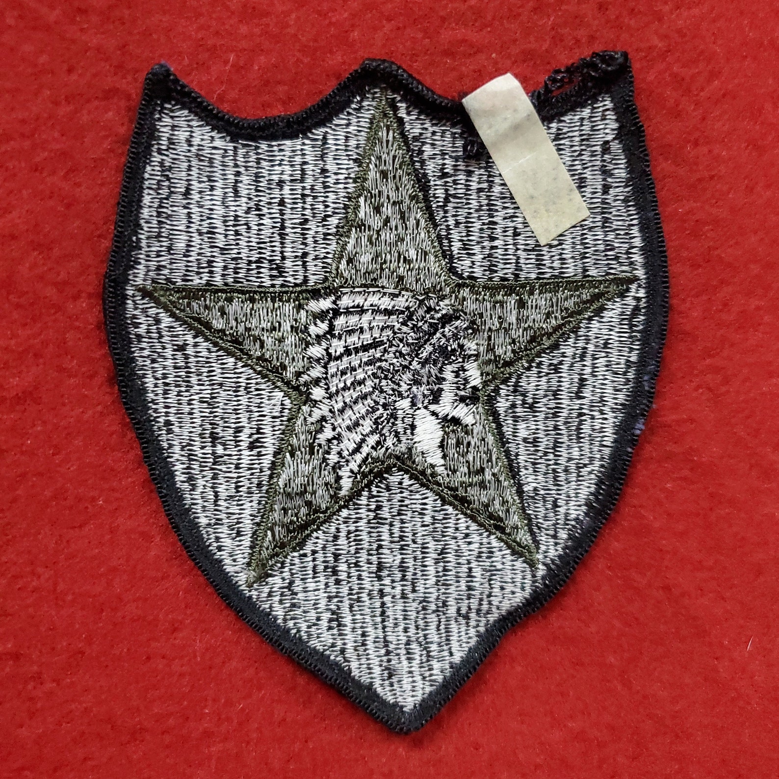 VINTAGE US Army 2ND Infantry Division Patch Sew on Od Olive Drab Bdu ...