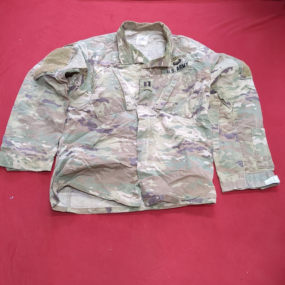 Us Army Medium Long Uniform Top Ocp Pattern Used 18o12 Etsy
