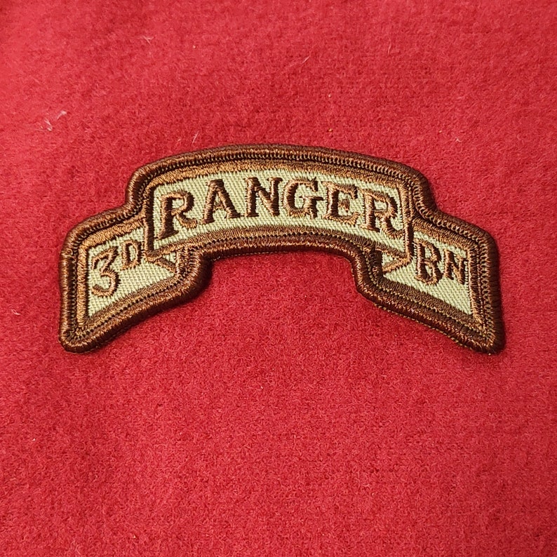 VINTAGE US Army 3rd RANGER Battalion Desert Patch Sew on 25cr2 - Etsy