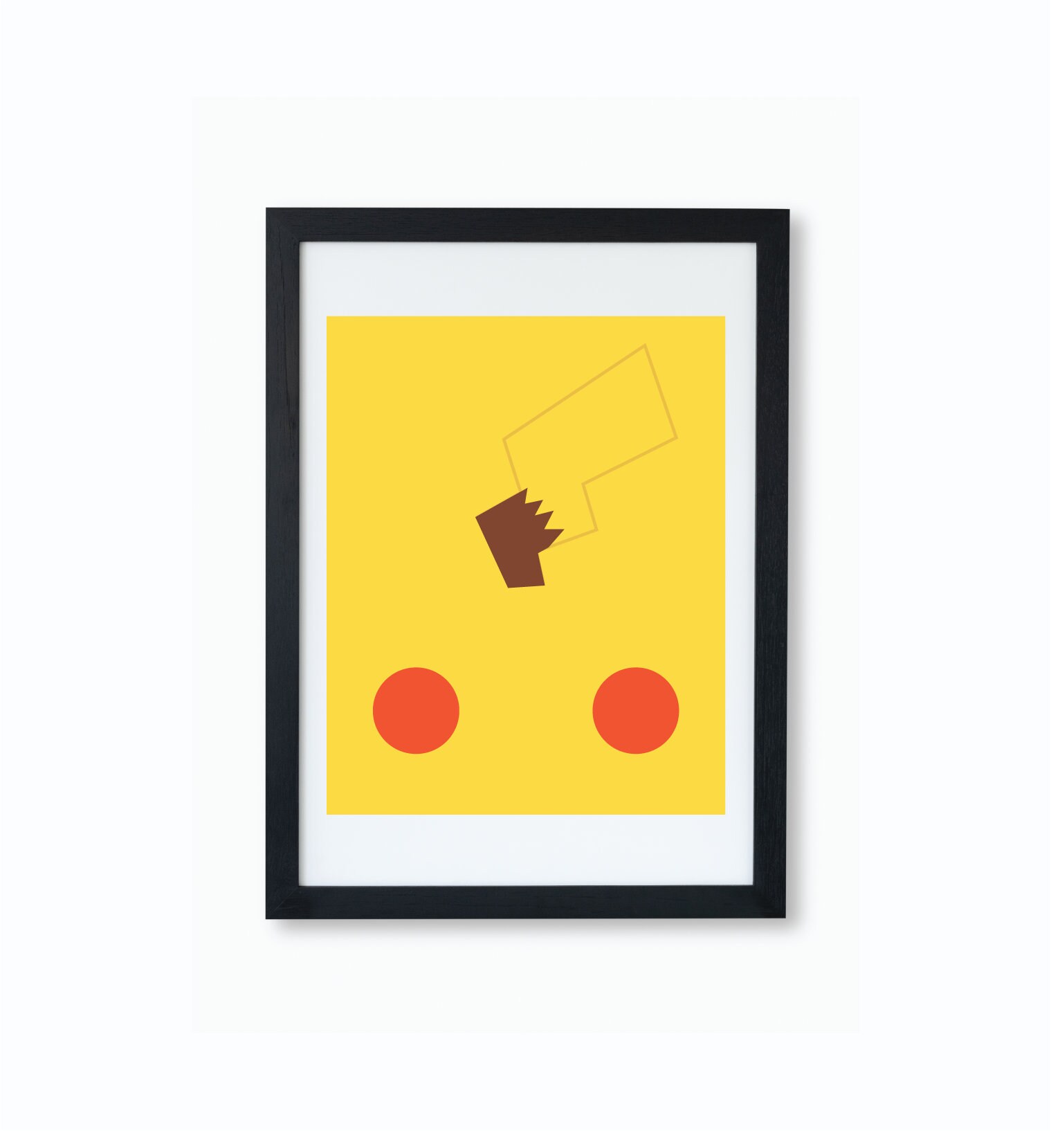 Pikachu Fan Art | DIGITAL PDF | Ash Ketchum Pokemon | Modern Minimal ...