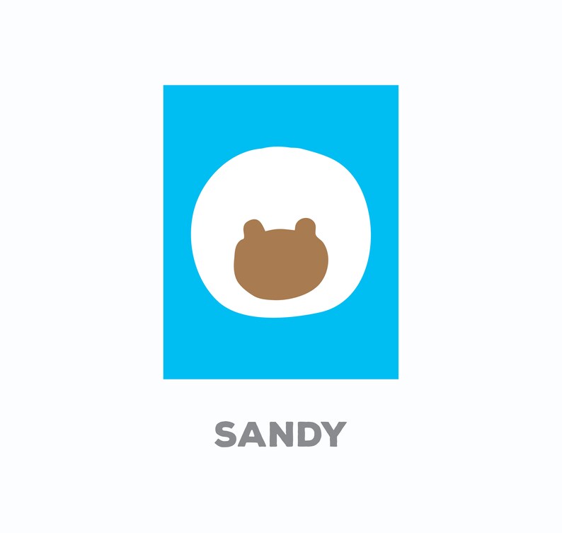 Sandy Cheeks Fan Art | DIGITAL PDF | Spongebob Squarepants | Modern ...