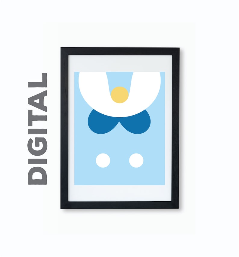 Piplup Fan Art | DIGITAL PDF | Pokemon Dawn Ash | Modern Minimal ...