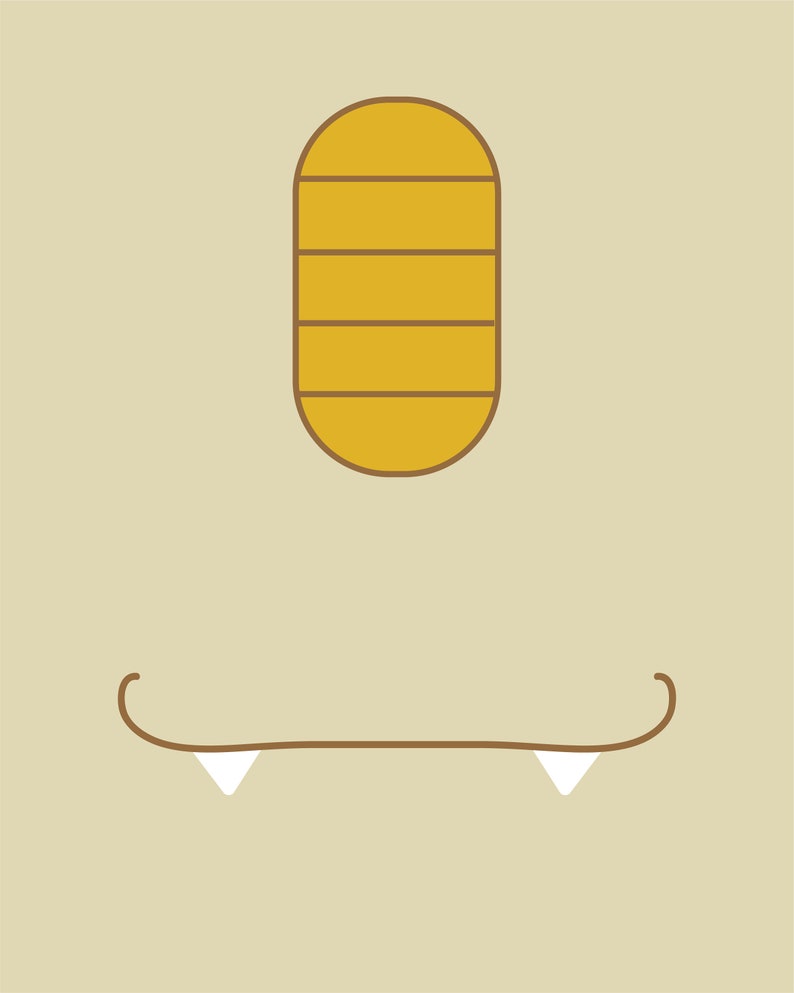 Meowth Fan Art | DIGITAL PDF | Pokemon Team Rocket | Modern Minimal ...