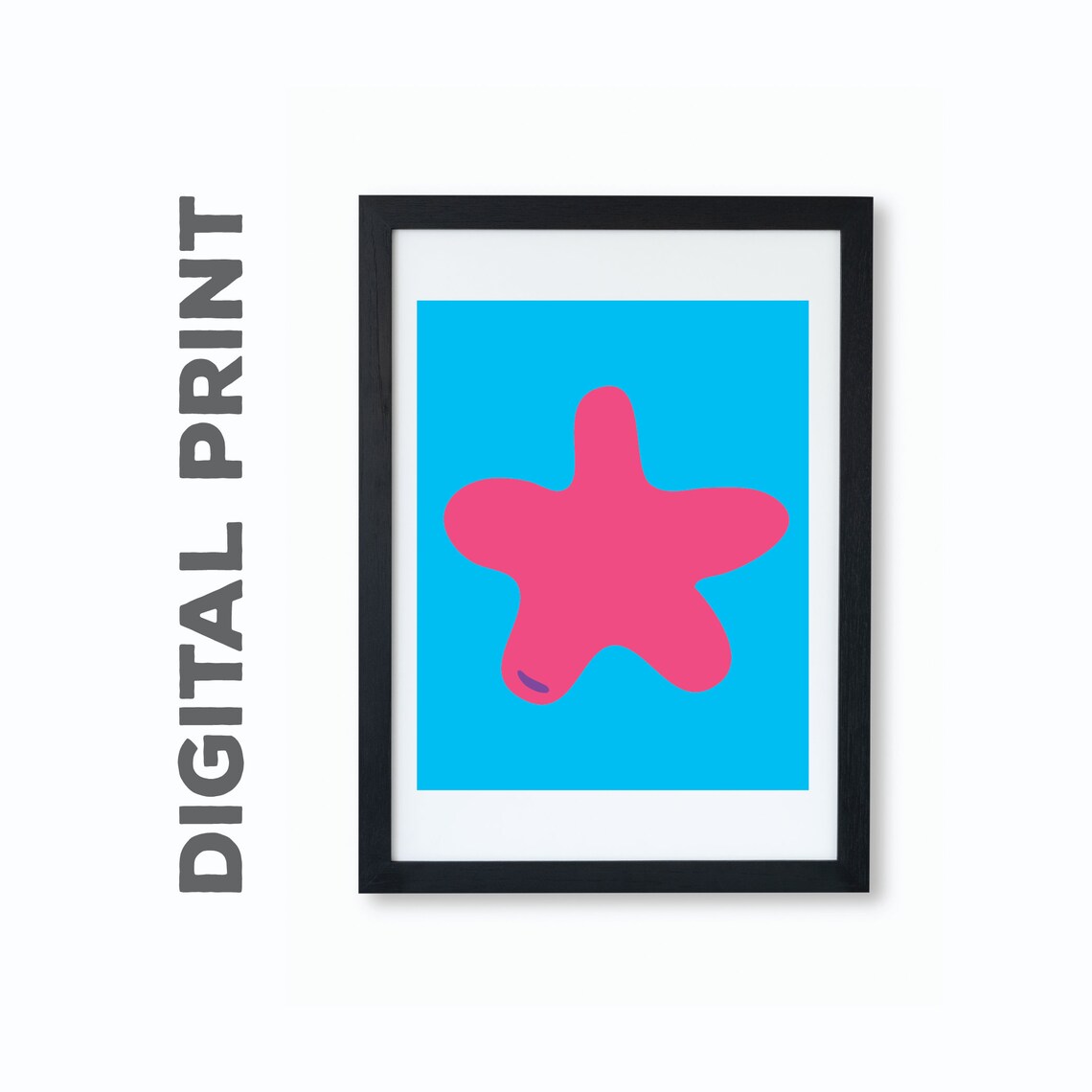 Patrick Star Fan Art DIGITAL PDF Spongebob Squarepants - Etsy