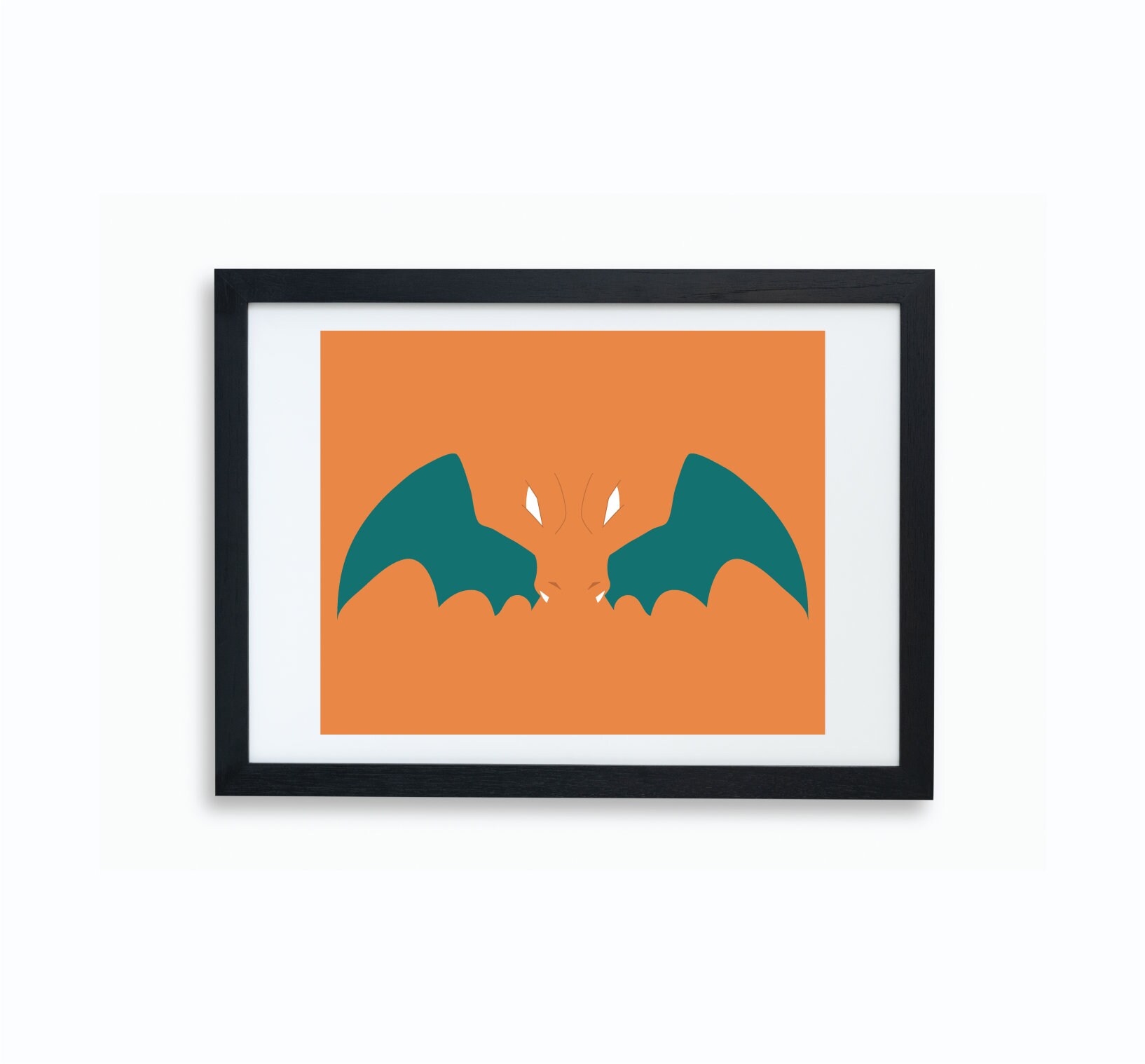 Charizard Fan Art | DIGITAL PDF | Pokemon Ash Ketchum | Modern Minimal ...