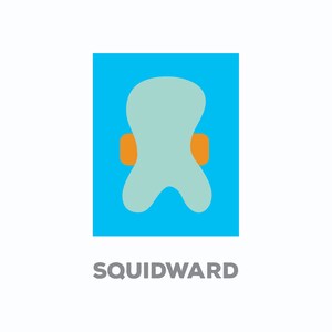 Squidward Fan Art DIGITAL PDF Spongebob Squarepants Modern Minimal ...