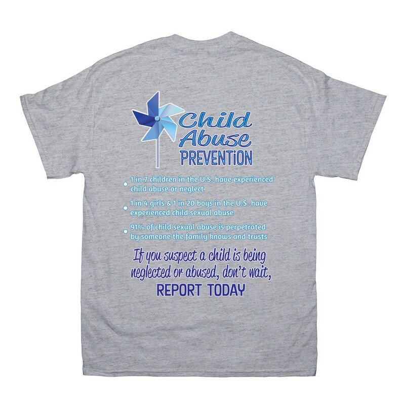 Child Abuse Prevention Tshirt - Etsy