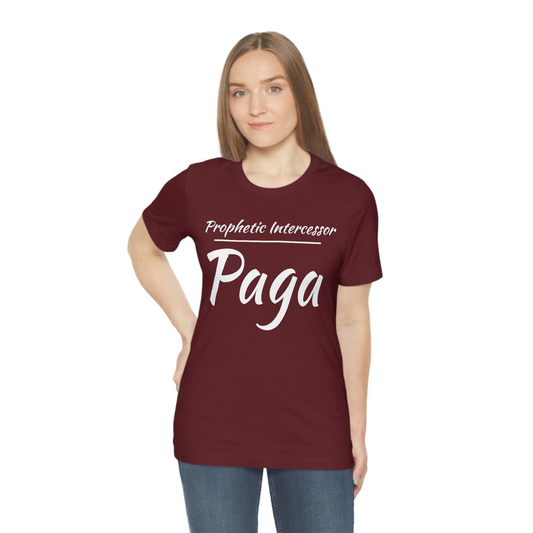 Paga-white Writing -unisex Jersey Short Sleeve Tee - Etsy