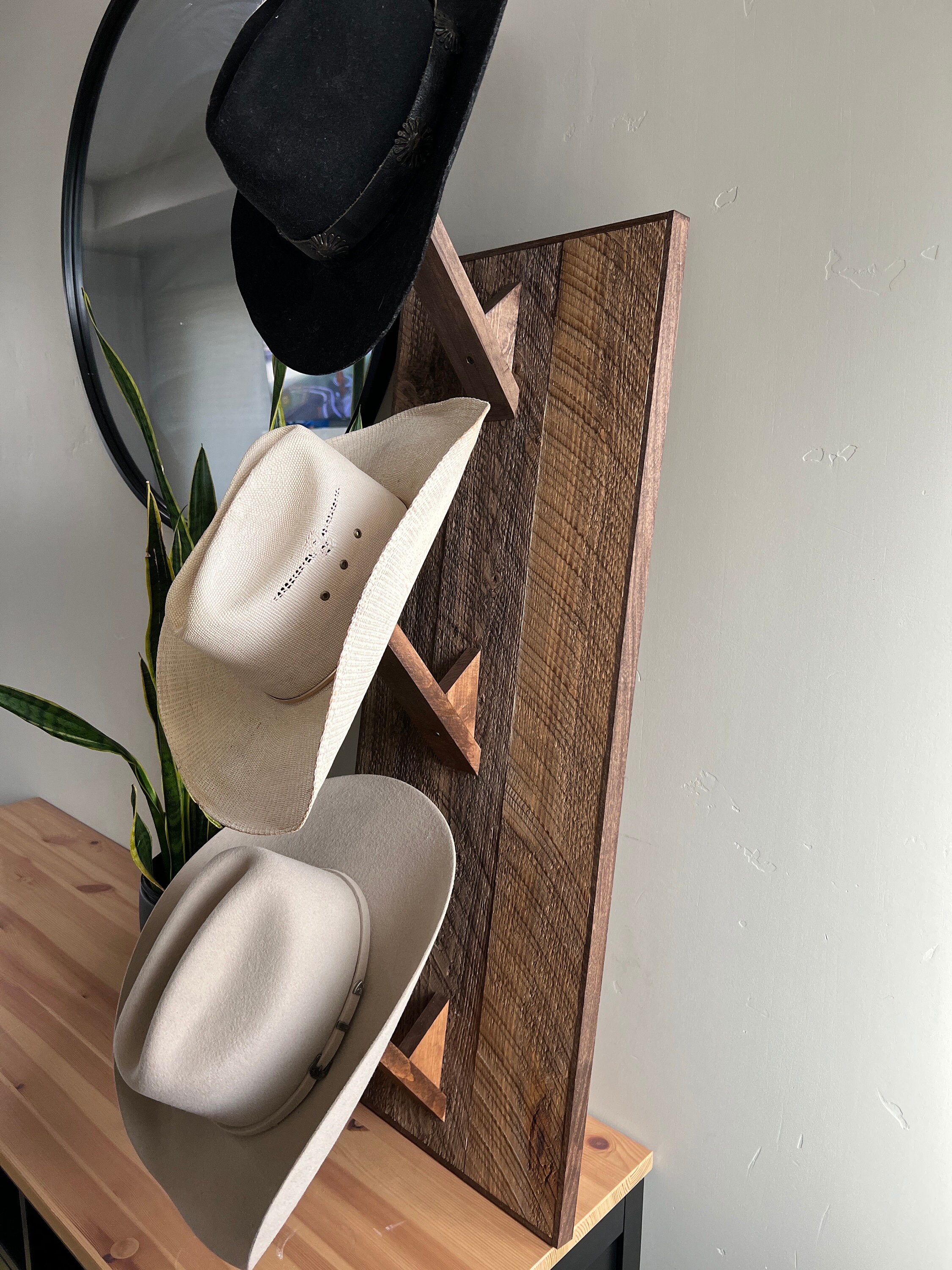 Custom Wooden Hat Rack - Etsy