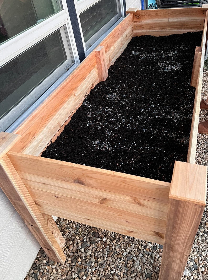 Handcrafted Cedar Raised Garden Bed - Made to Order - Etsy