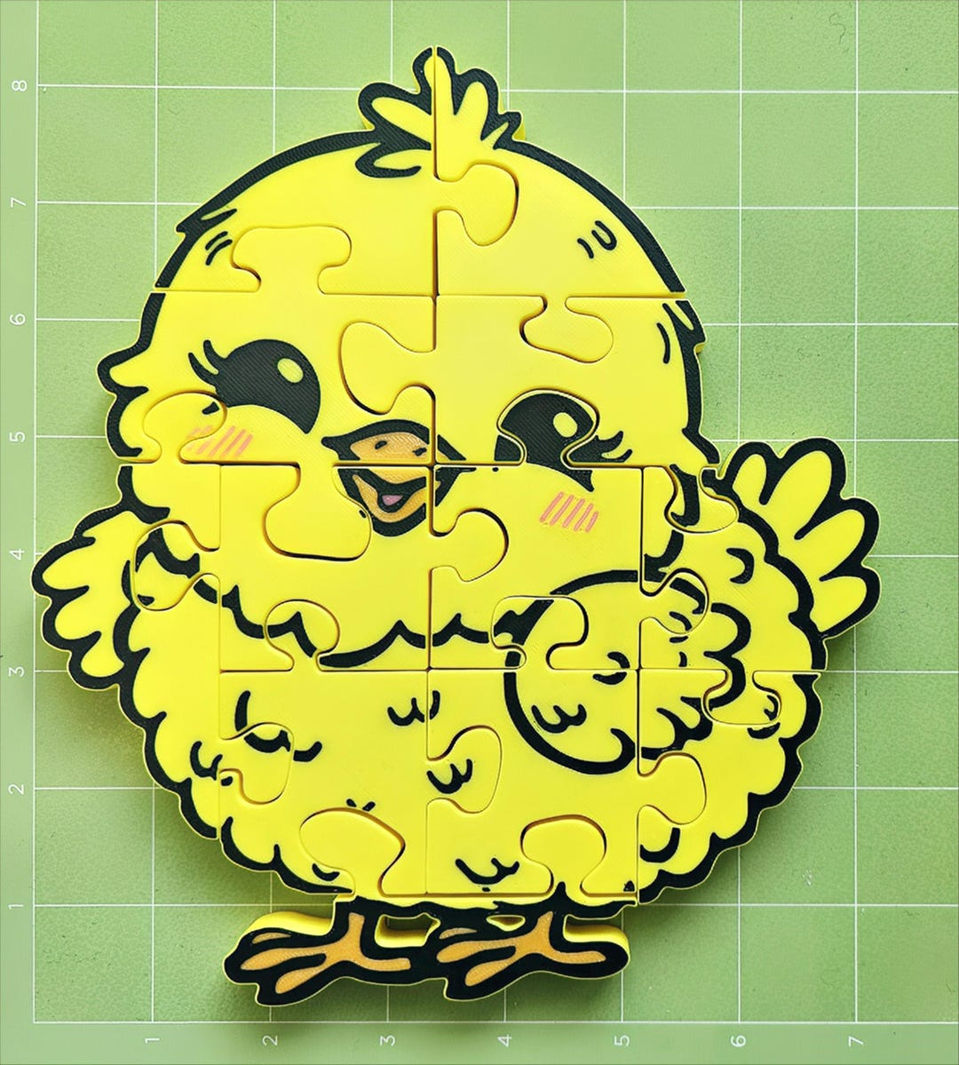 Cute 3D Printed Preschool Chick Puzzle for Kids - Etsy