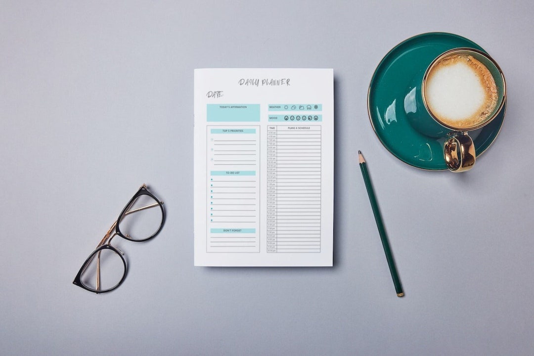 Cold Planner, Simple Design, Daily Planner, Efficiency Based Planner ...