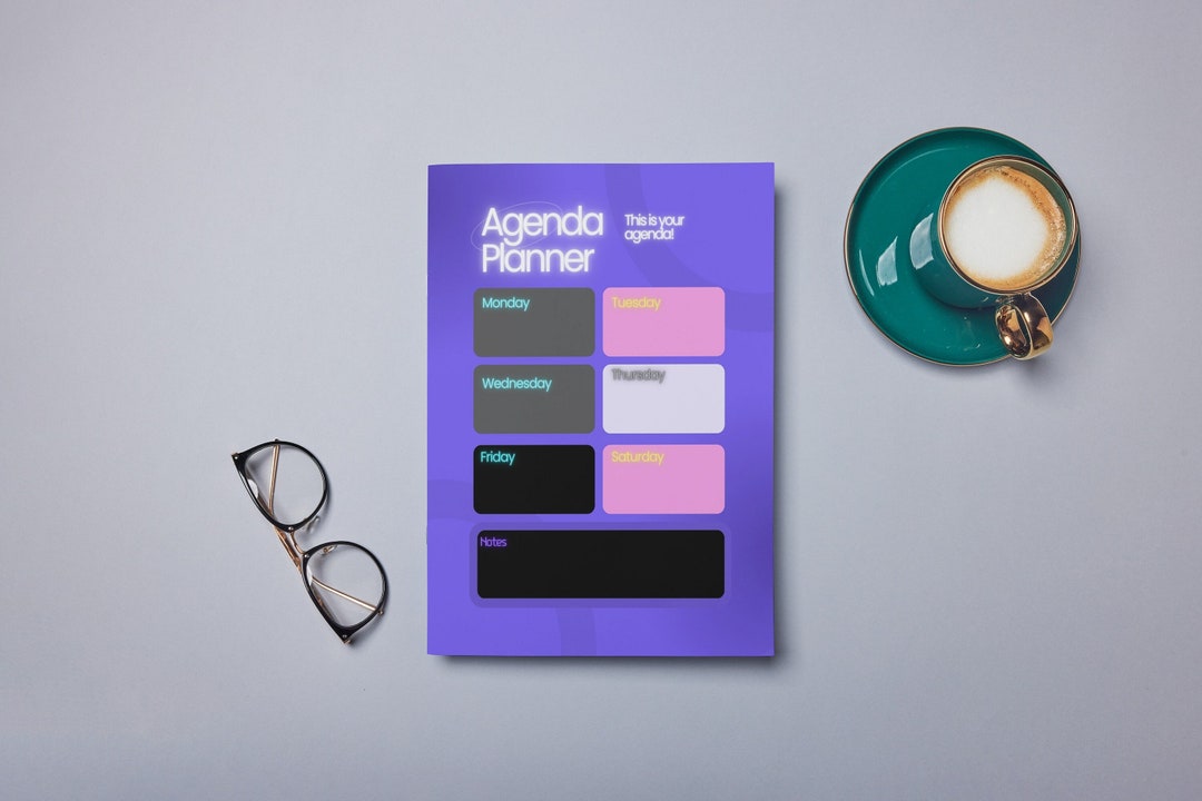 Agenda Planner, Warm Planner, Effective Planner, Weekly Planner, Pretty ...