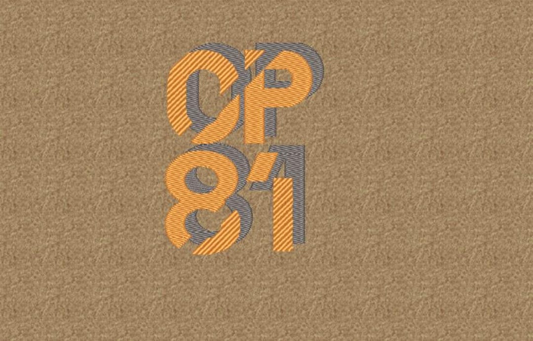 F1 Oscar Piastri Logo Embroidery Design .pes .dst .jef .vp3 .exp .hus ...