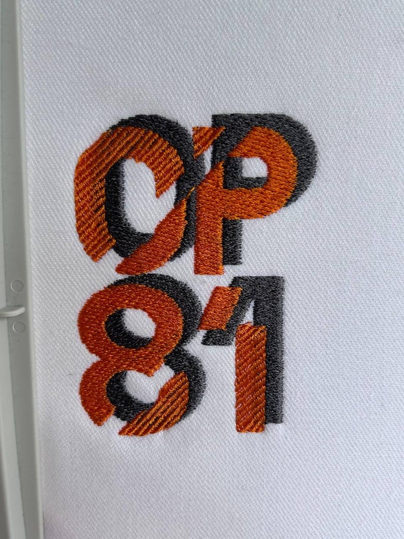 F1 Oscar Piastri Logo Embroidery Design .pes .dst .jef .vp3 .exp .hus ...