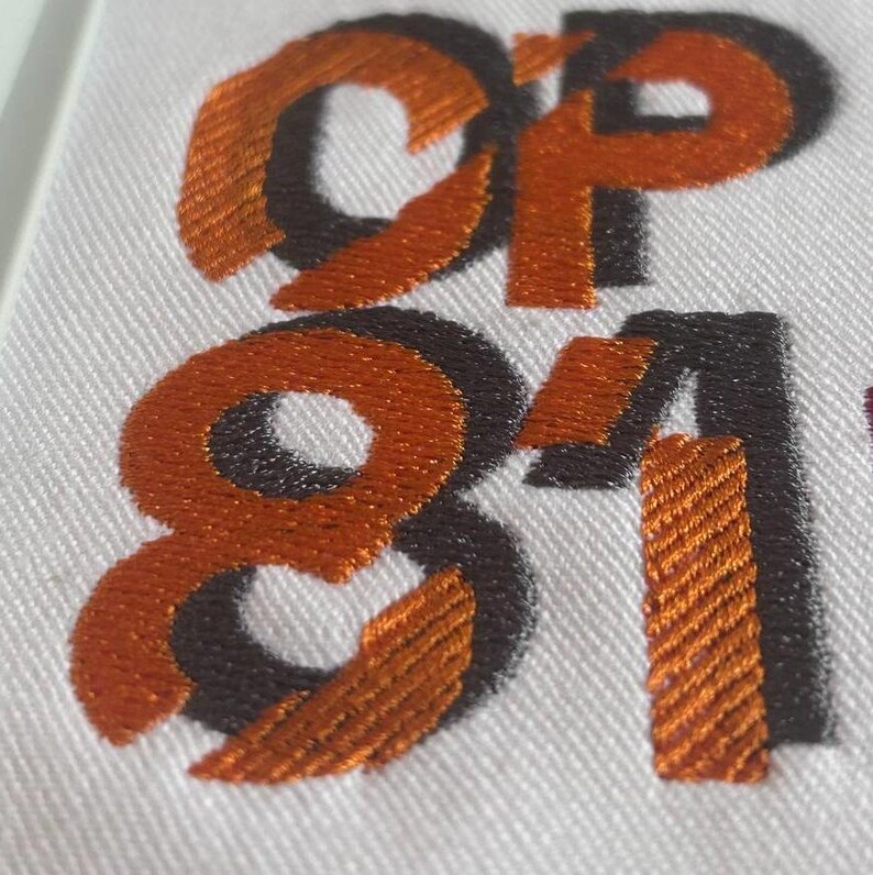 F1 Oscar Piastri Logo Embroidery Design .pes .dst .jef .vp3 .exp .hus ...