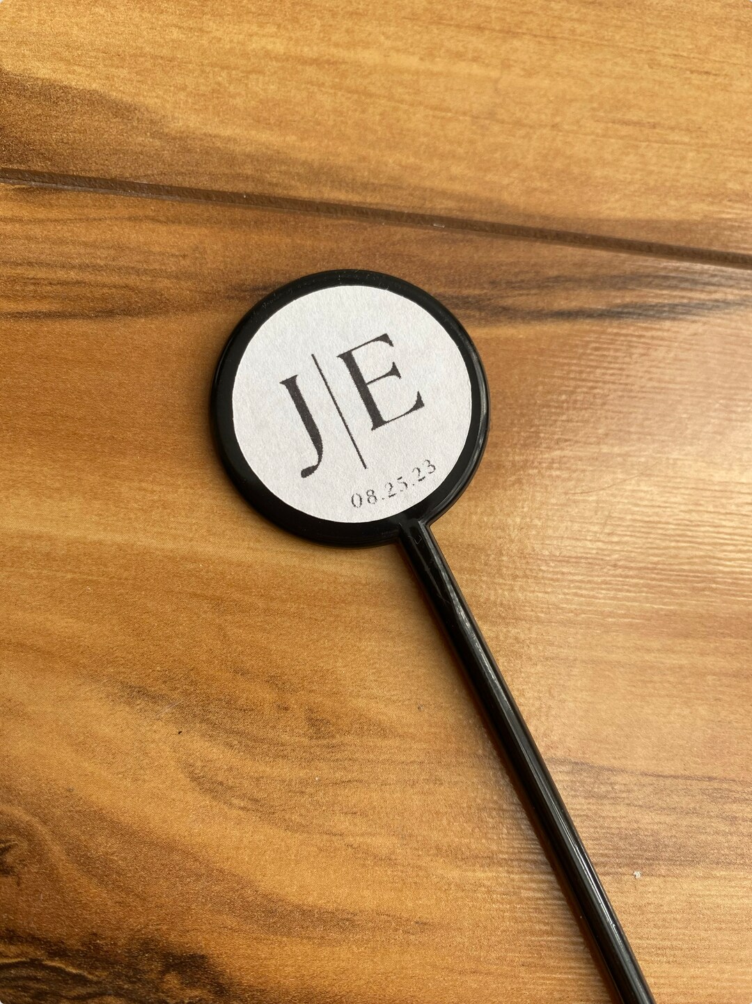 Personalized Initials Sticker Template - Etsy