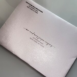 Modern Envelope Addressing Template - Etsy