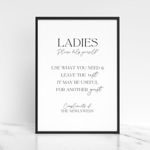 Modern Black&white Printable Bathroom Sign Template - Etsy