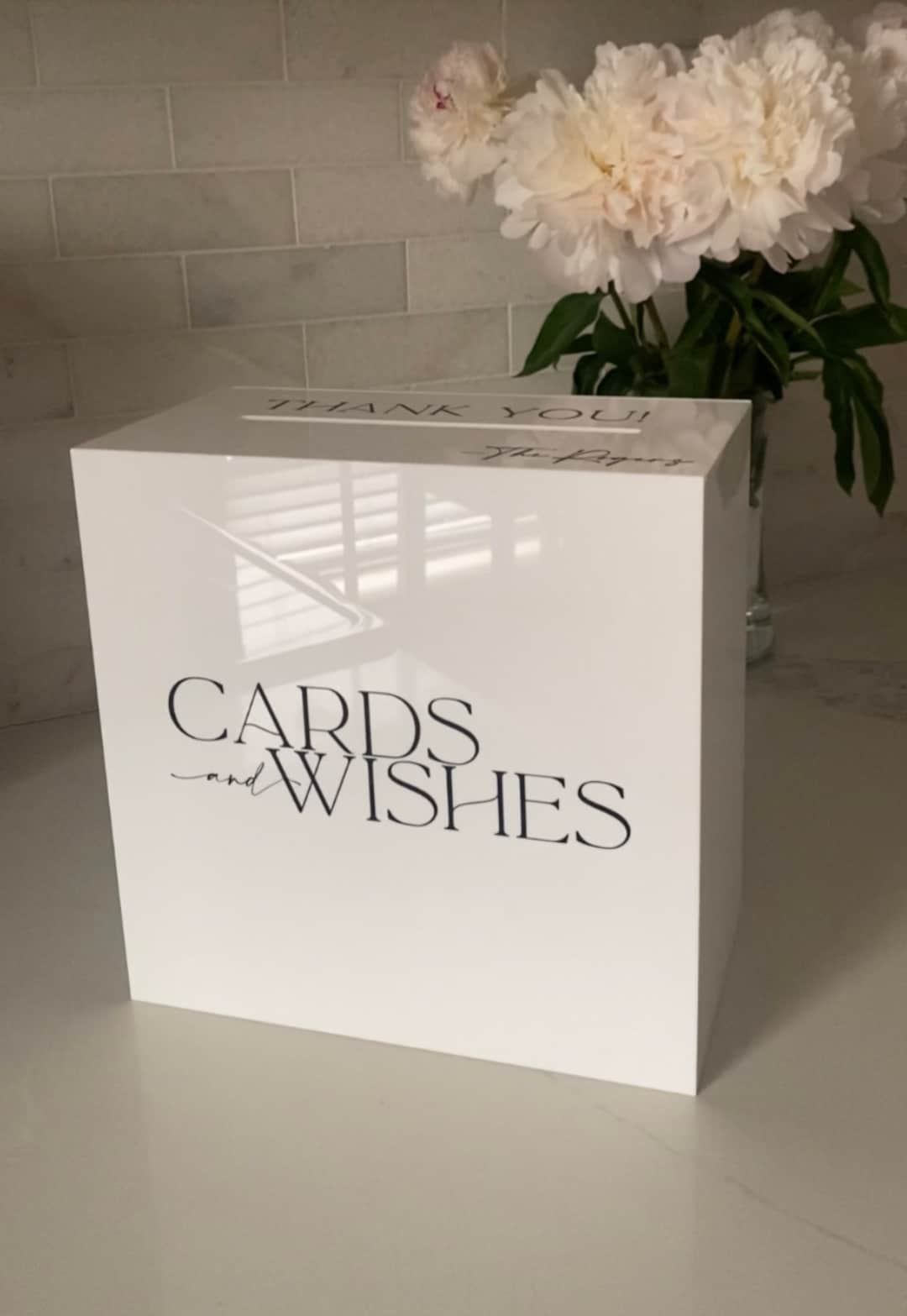 Cards&wishes Card Box Decal Template - Etsy