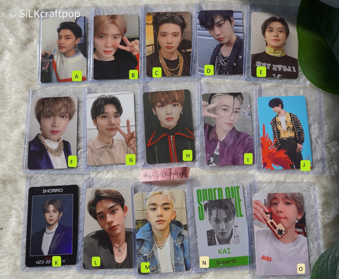 Official Kpop Photocards SM Entertainment kai, Baekhyun, EXO, Superm ...
