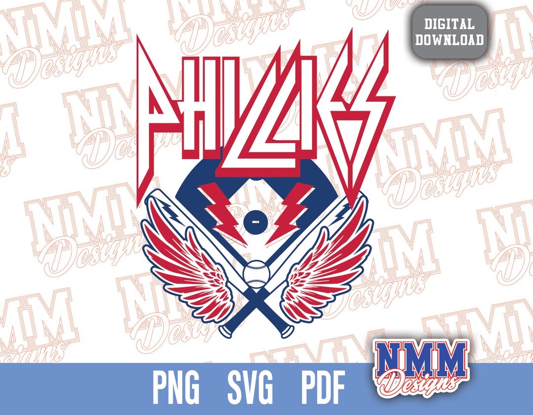 Phillies Svg Png, Pdf, Svg Files for Cricut, Vinyl Cut File, for Shirts ...