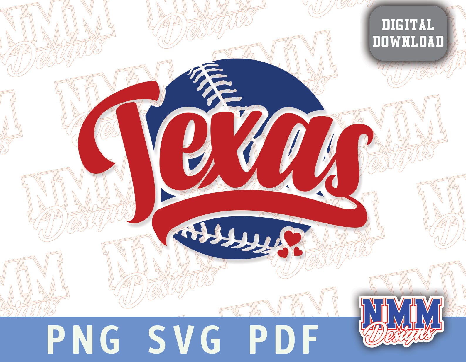 Texas Baseball Svg Png, Pdf, Svg Files for Cricut, Vinyl Cut File, Iron ...