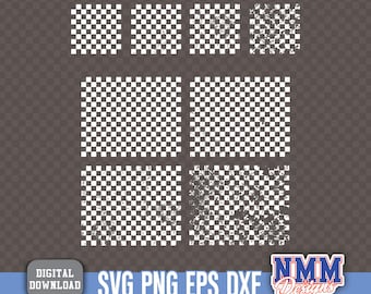 Wavy Checkered Heart Svg, Checkerboard Svg, Wrap Checkered, Retro ...