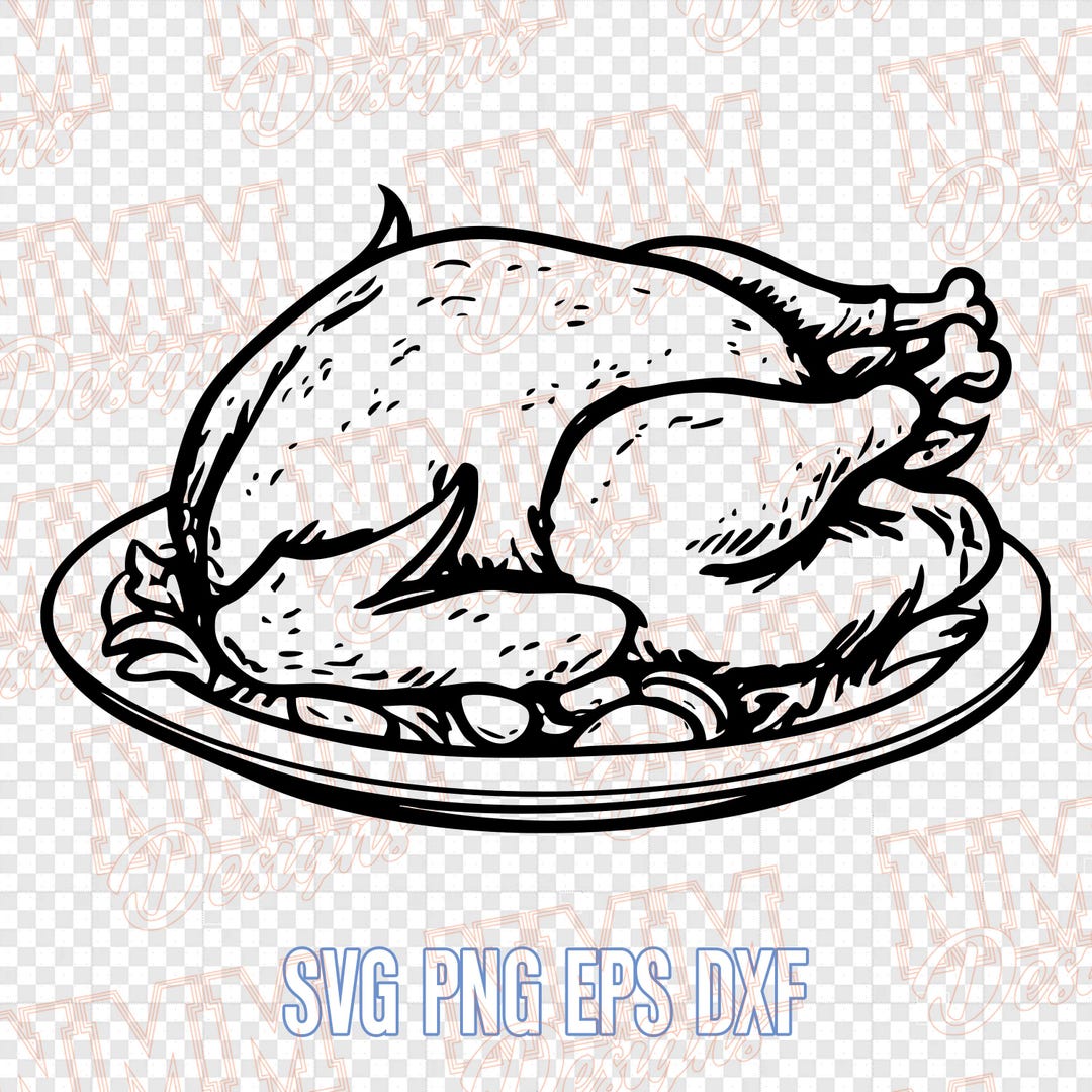 Thanksgiving Turkey SVG: Printable Clipart Vector (digital Download) - Etsy