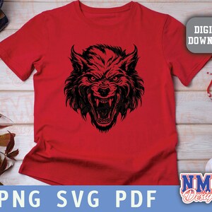 Werewolf Svg, Creepy Spooky Halloween Png, Classic Movie Monsters Cut ...