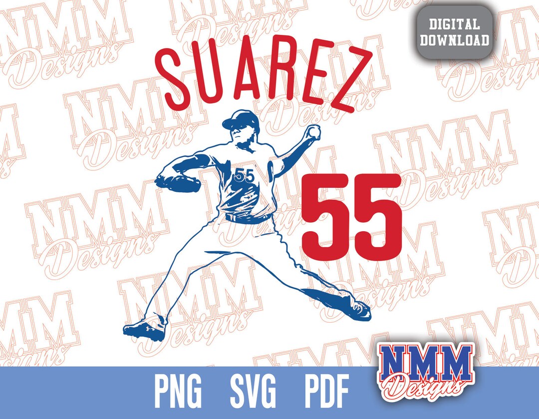 Suarez Baseball Player SVG PNG PDF: Philly Iron on Design (digital ...