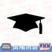 Graduation Cap SVG Cut File for Class of 2025, Senior Graduate Clipart ...