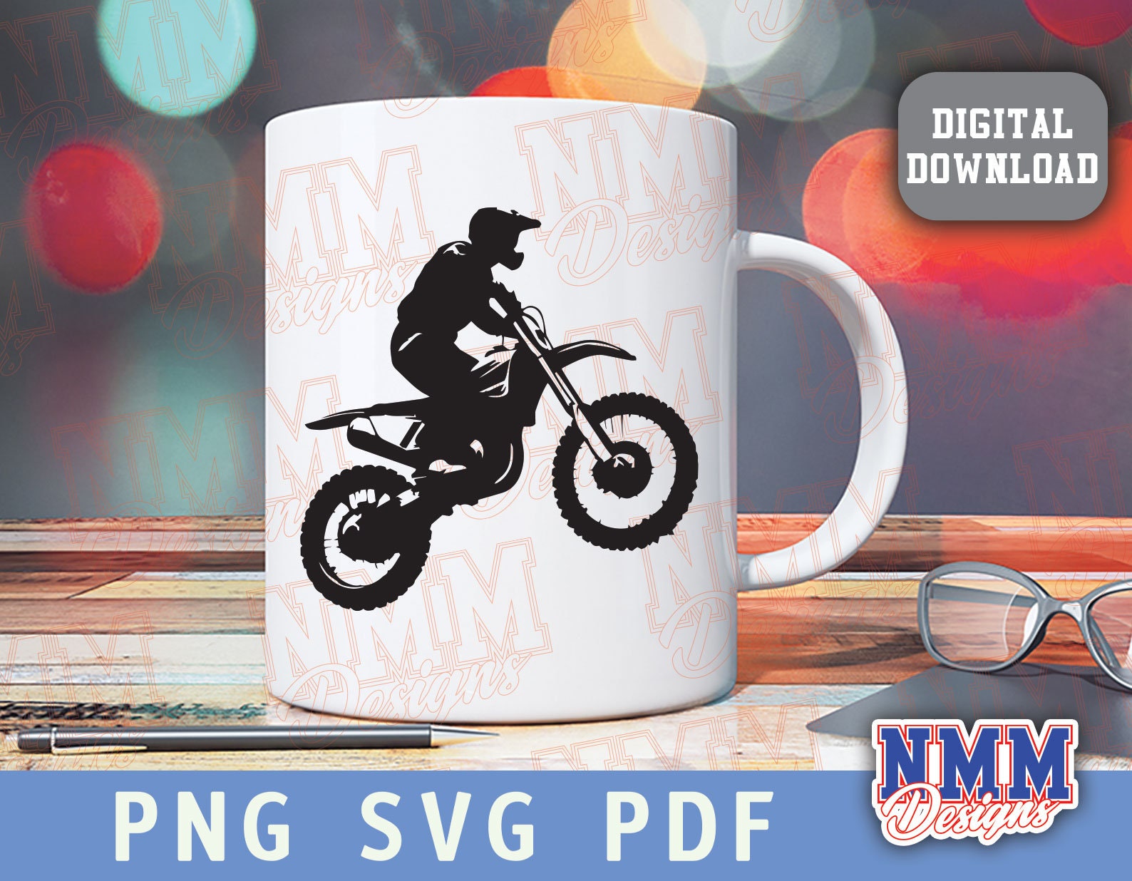 Motocross Svg Motorcycle Svg Dirt Bike Svg Racing Svg - Etsy