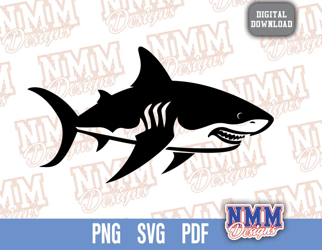 Shark SVG | Outdoor SVG | Shark Decal T-shirt Sticker Graphics | Cut ...