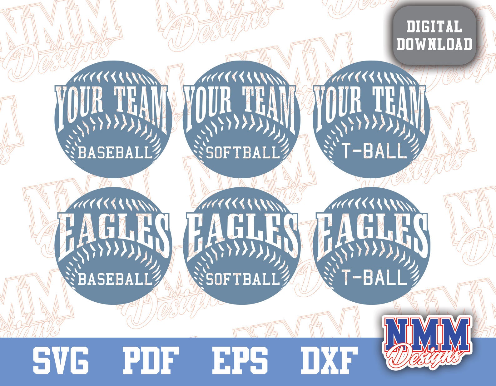 Custom Baseball Name Svgdxf Pgpng Epscustom Team Spirit - Etsy