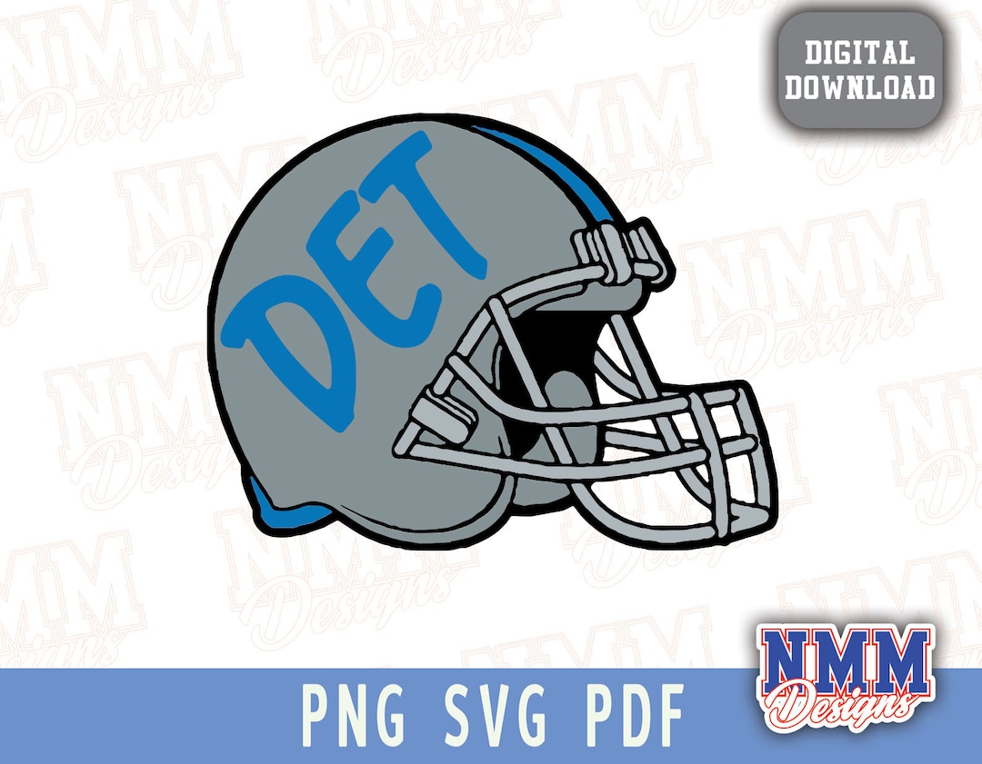 Detroit Football Svg Png, Pdf, Svg Files for Cricut, Vinyl Cut File ...