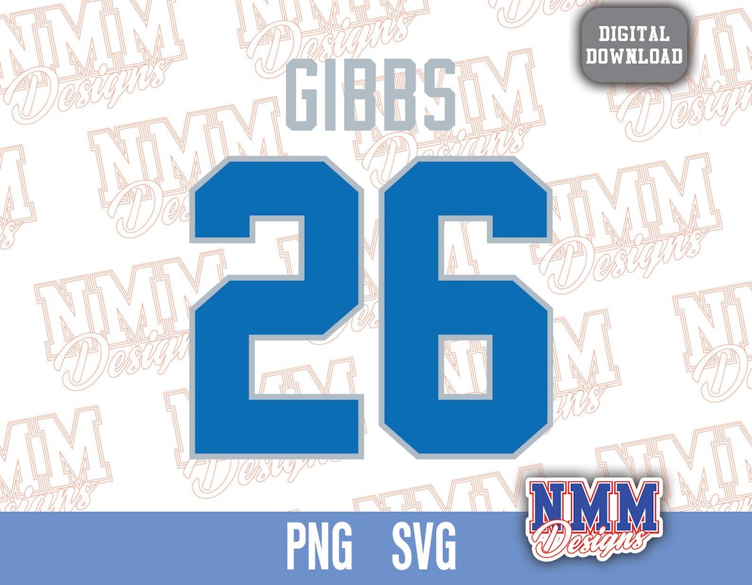 Gibbs Jersey Svg Png, Pdf, Svg Files for Cricut, Vinyl Cut File, for ...