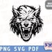 Werewolf Svg, Creepy Spooky Halloween Png, Classic Movie Monsters Cut ...