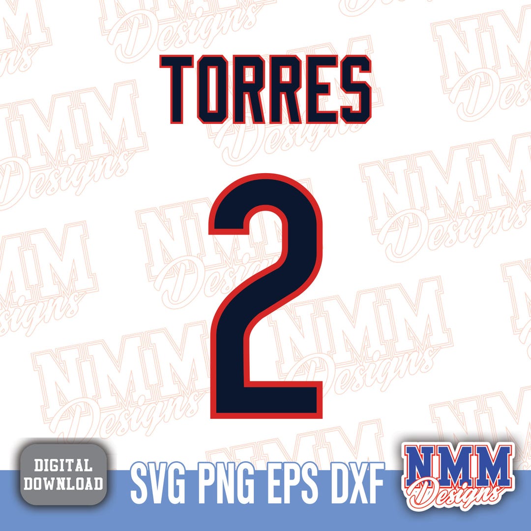 Torres Jersey Svg Png, Pdf, Svg Files for Cricut, Vinyl Cut File, for ...
