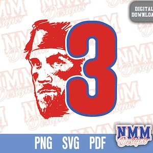 Bryce Harper SVG PNG: Philly Baseball Cut Files (digital Download) - Etsy