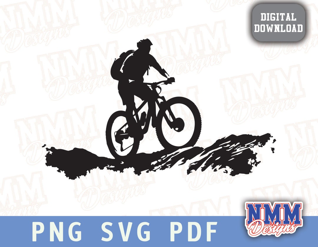 MOUNTAIN BIKE SVG, Mountain Bike Clipart, Mountain Bike Svg Cut Files ...